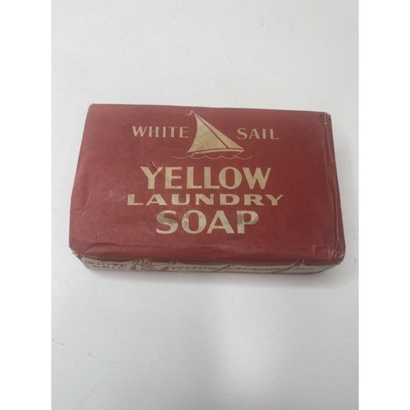 White Sail | Bath & Body | Vintage White Sail Yellow Laudry Soap Nos ...